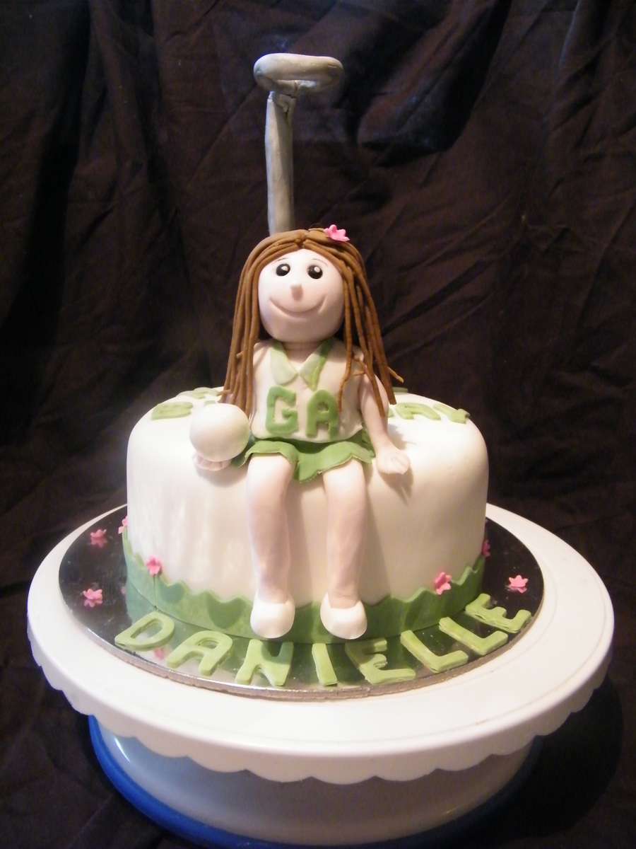 Netball Birthday Cake - CakeCentral.com