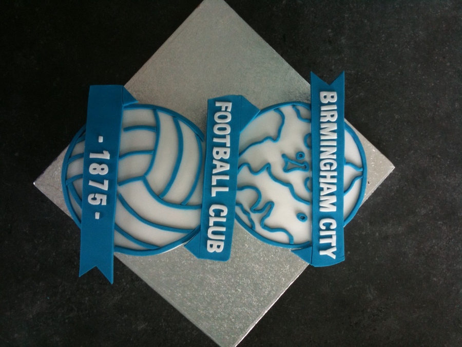 Birmingham City Football Club Cake - CakeCentral.com