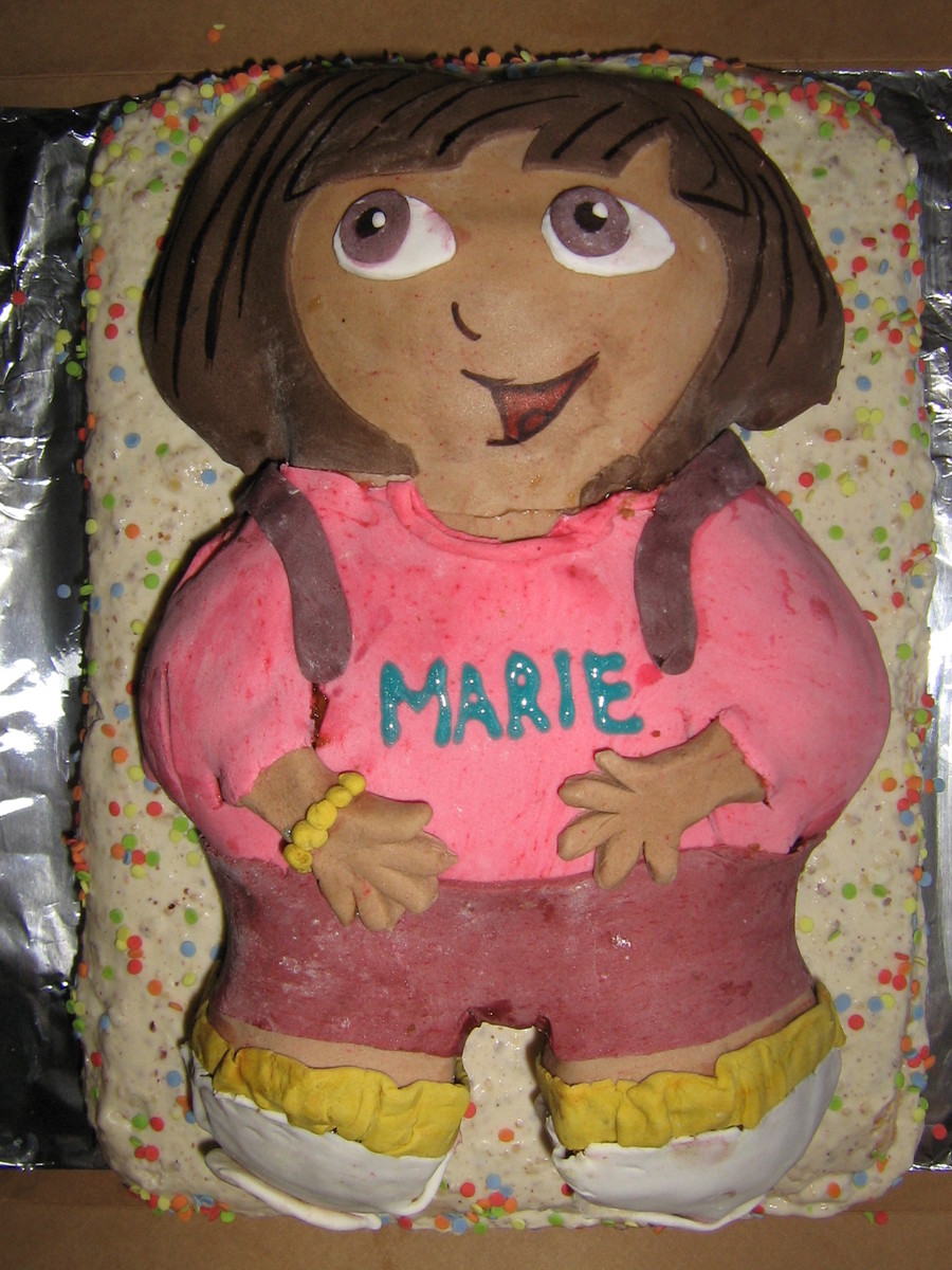 Dora The Explorer Cake - CakeCentral.com