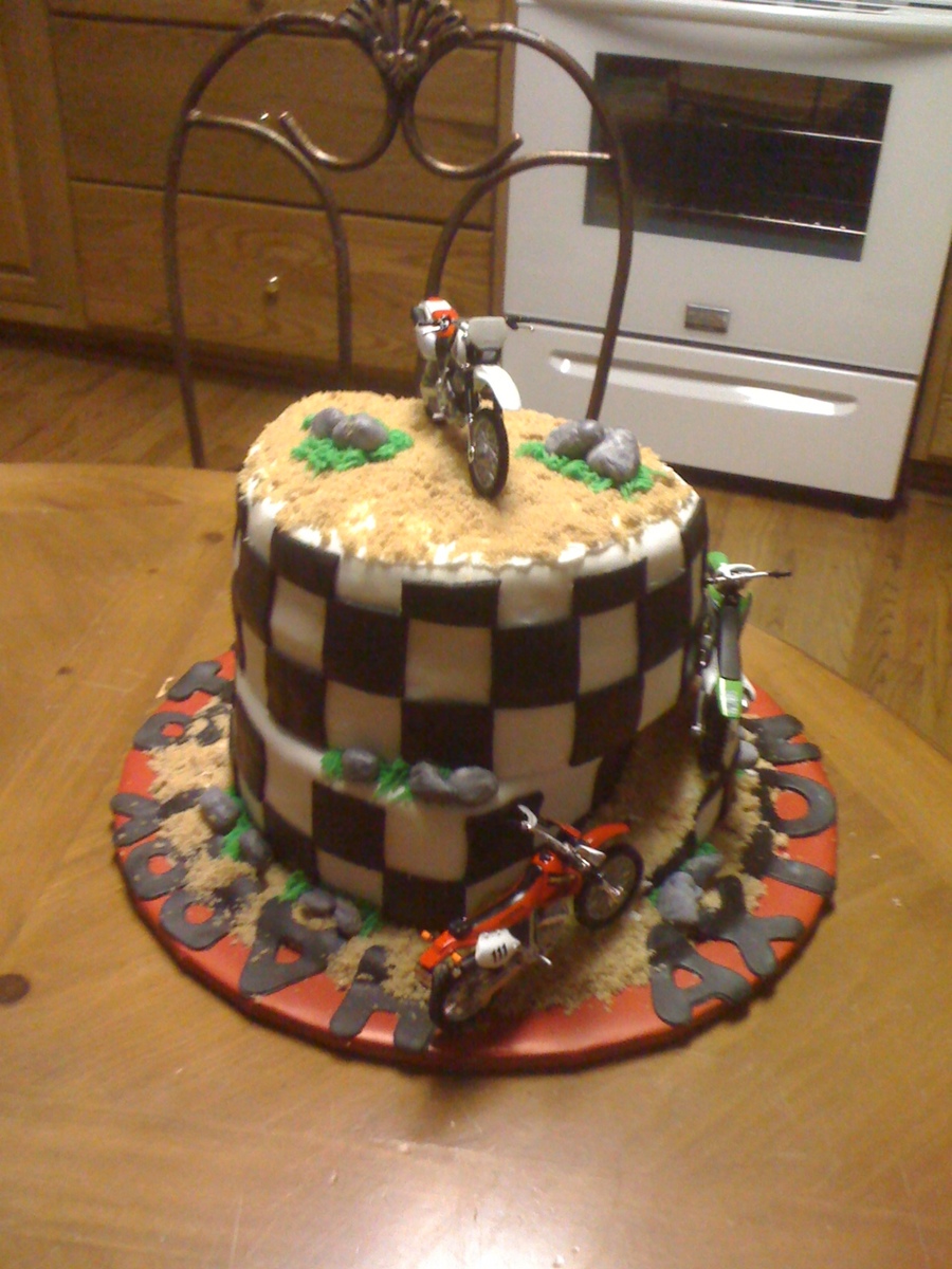 Dirt Bike Cake - CakeCentral.com