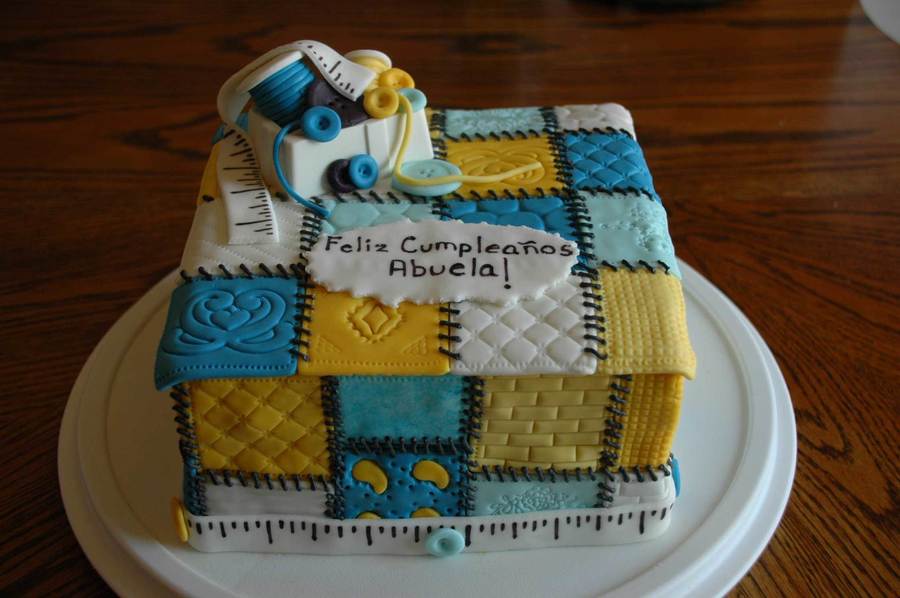 Quilted Cake - CakeCentral.com