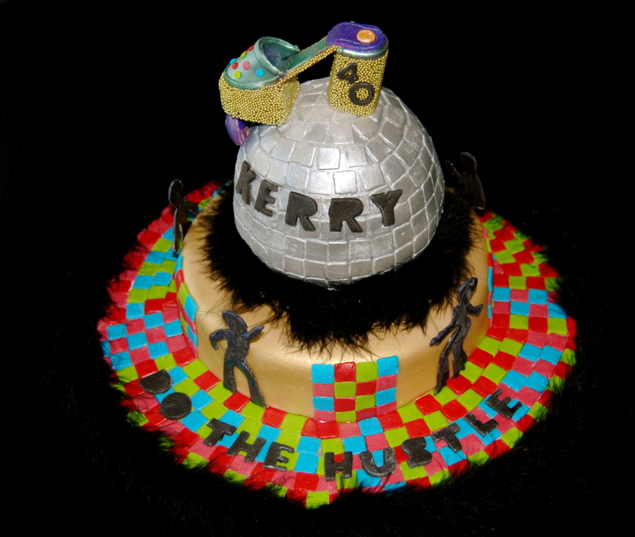 70's Disco Cake - CakeCentral.com