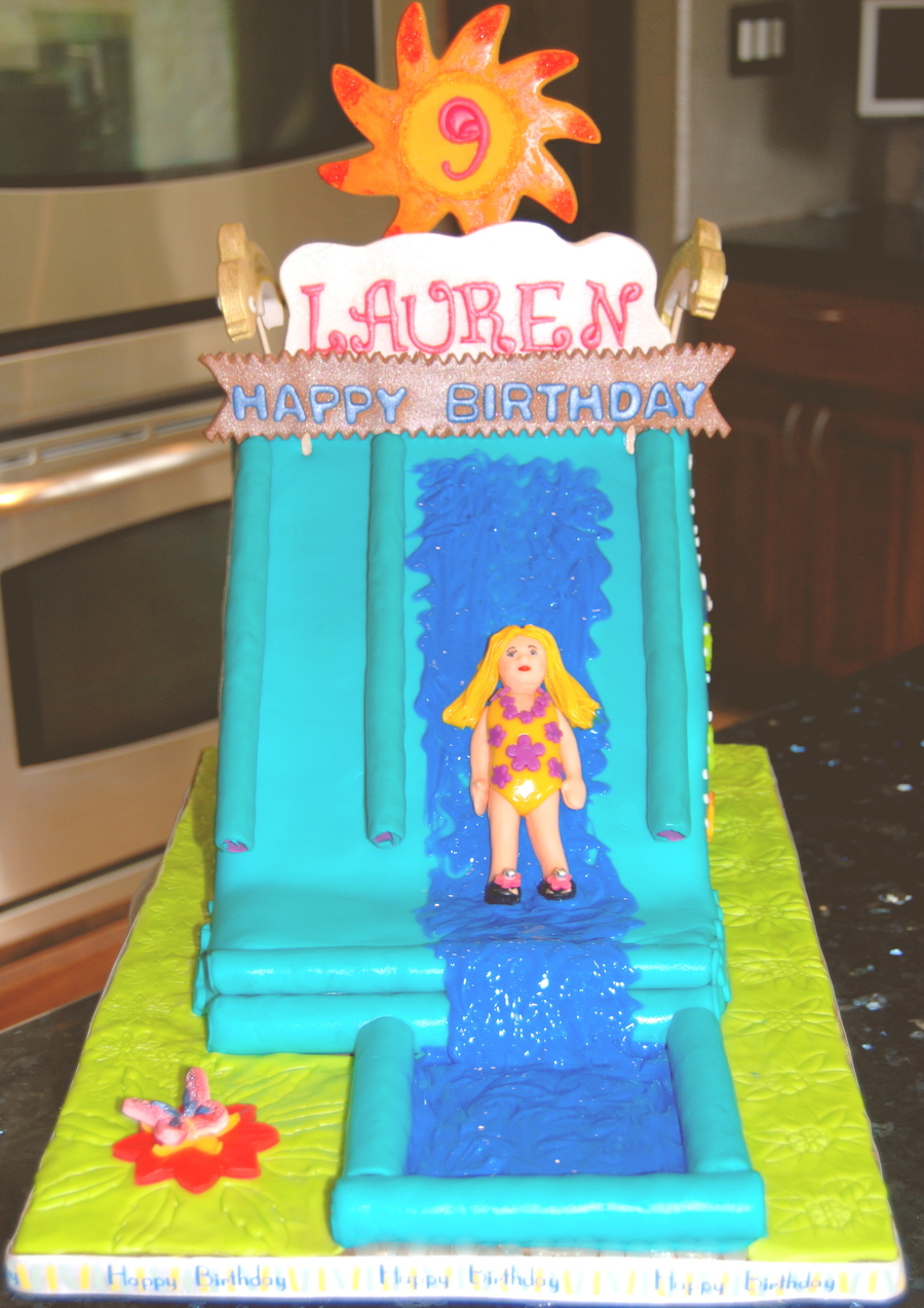 Water Slide Cake - CakeCentral.com