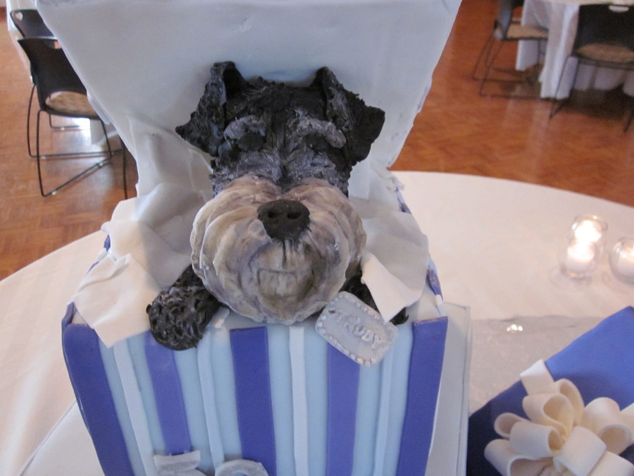 Schnauzer Cake - CakeCentral.com