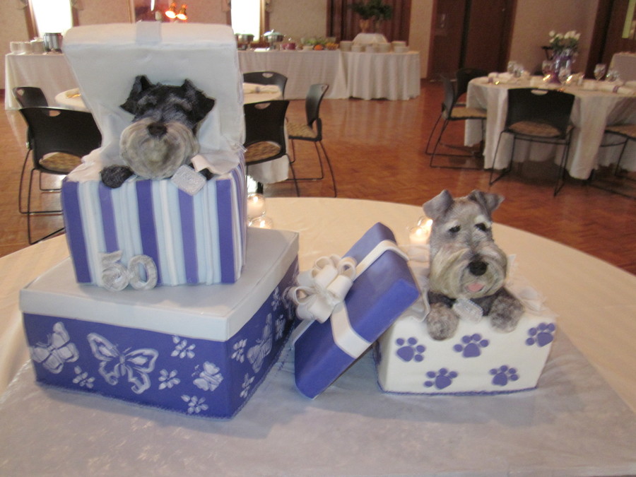 Schnauzer Cake - CakeCentral.com