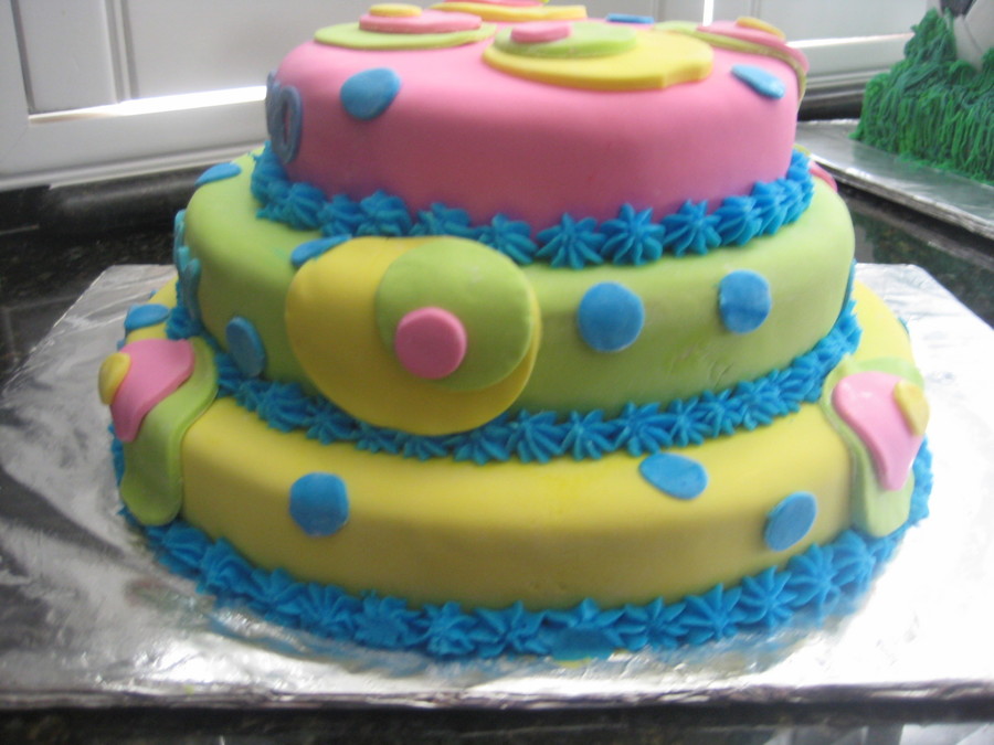 Funky Cake - CakeCentral.com