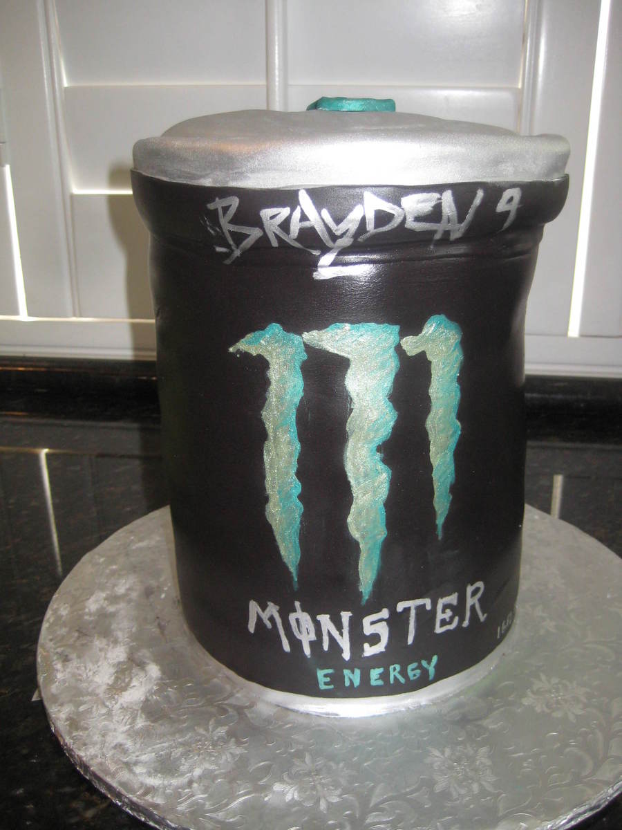 Monster Energy Drink Can - CakeCentral.com