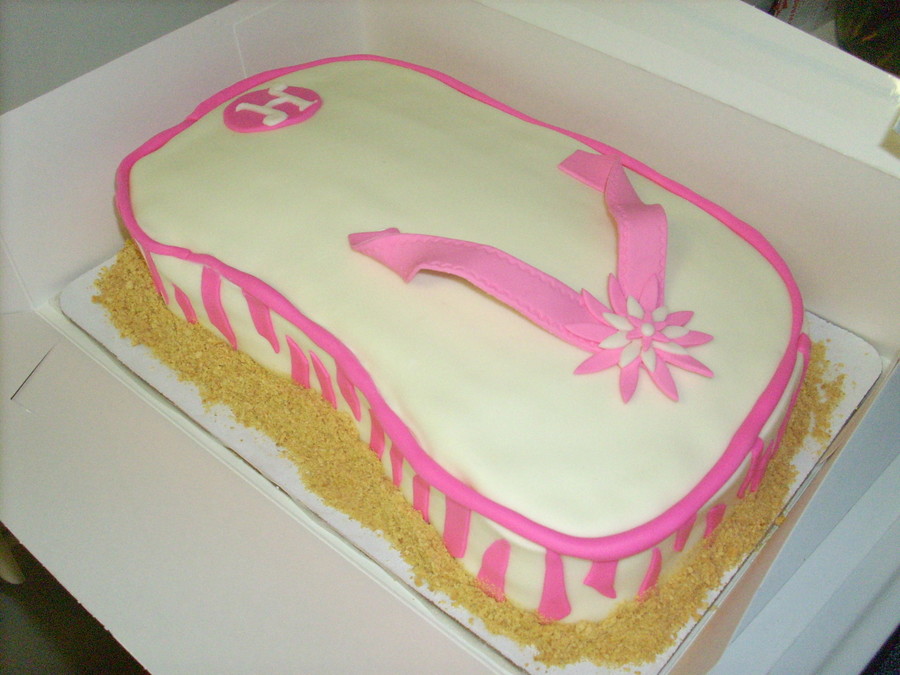 Flip Flop Cake - CakeCentral.com