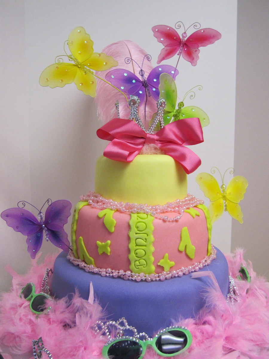 Fancy Nancy Cake - CakeCentral.com