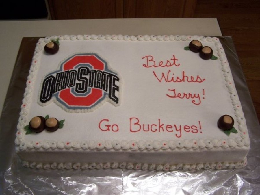 Osu Retirement Cake - CakeCentral.com