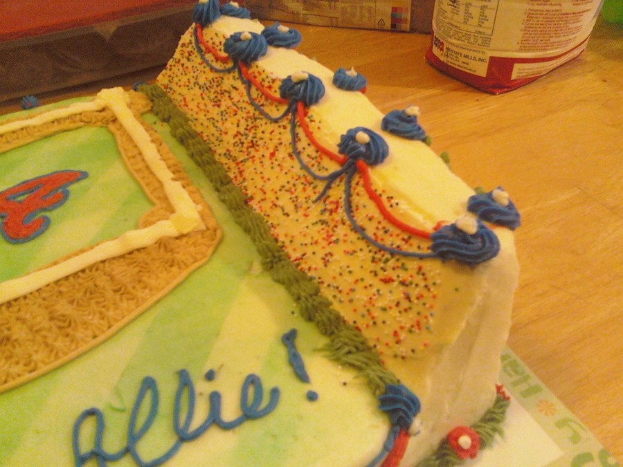 Baseball Diamond Cake - CakeCentral.com