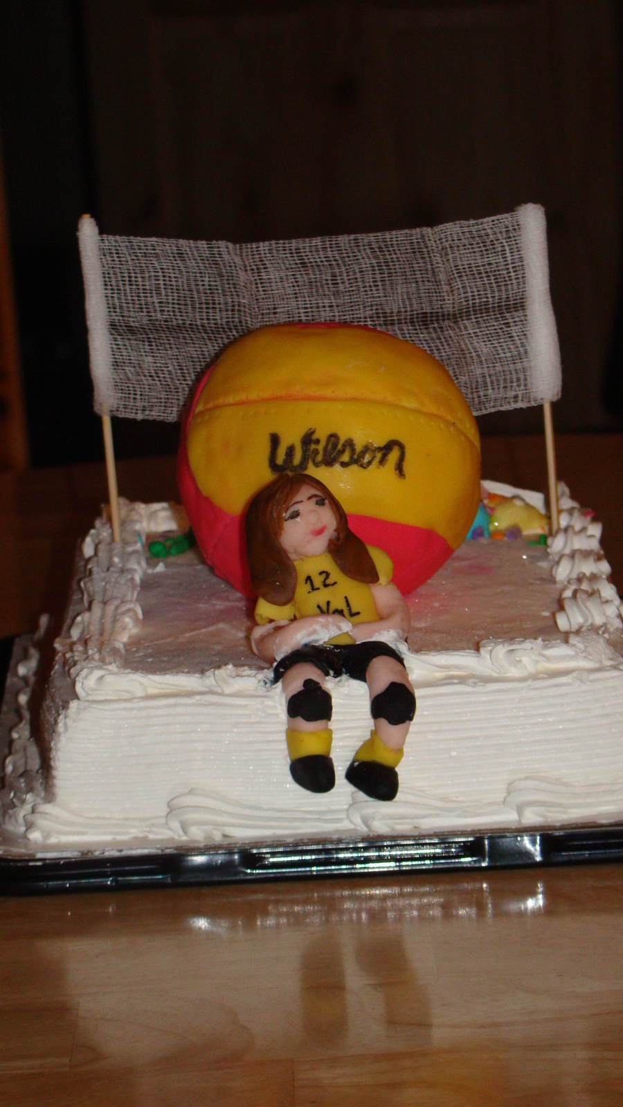 Exhausted Volleyball Player - CakeCentral.com