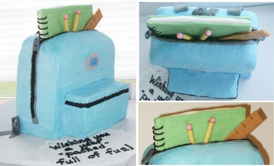 Back To School Backpack - CakeCentral.com