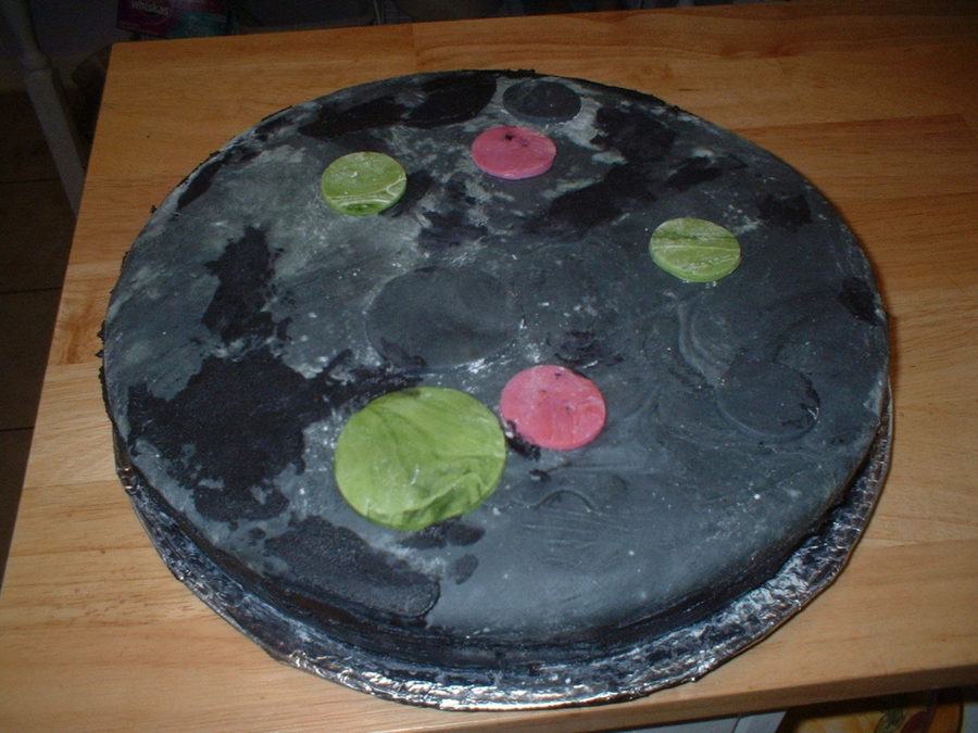 Disaster In Black - CakeCentral.com