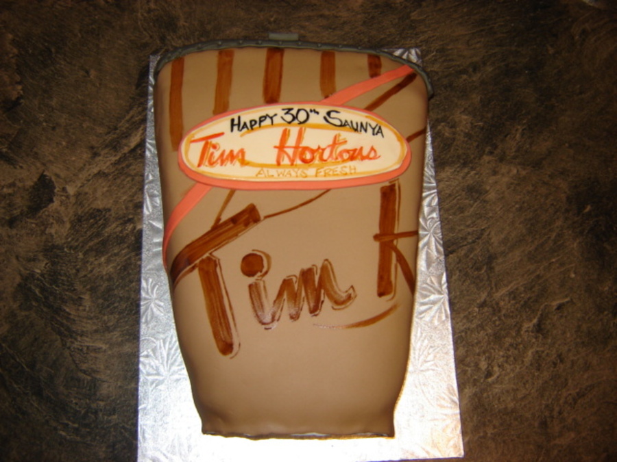 Tim Hortons Cake - CakeCentral.com
