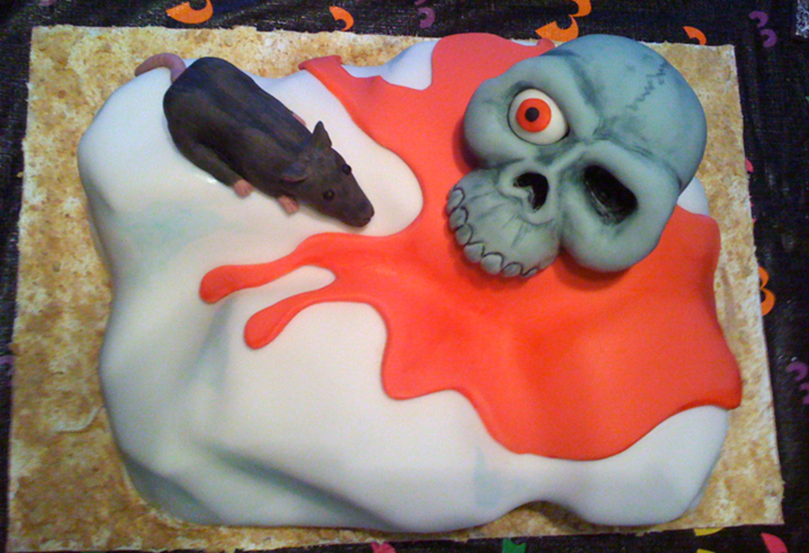 Skull Cake - CakeCentral.com