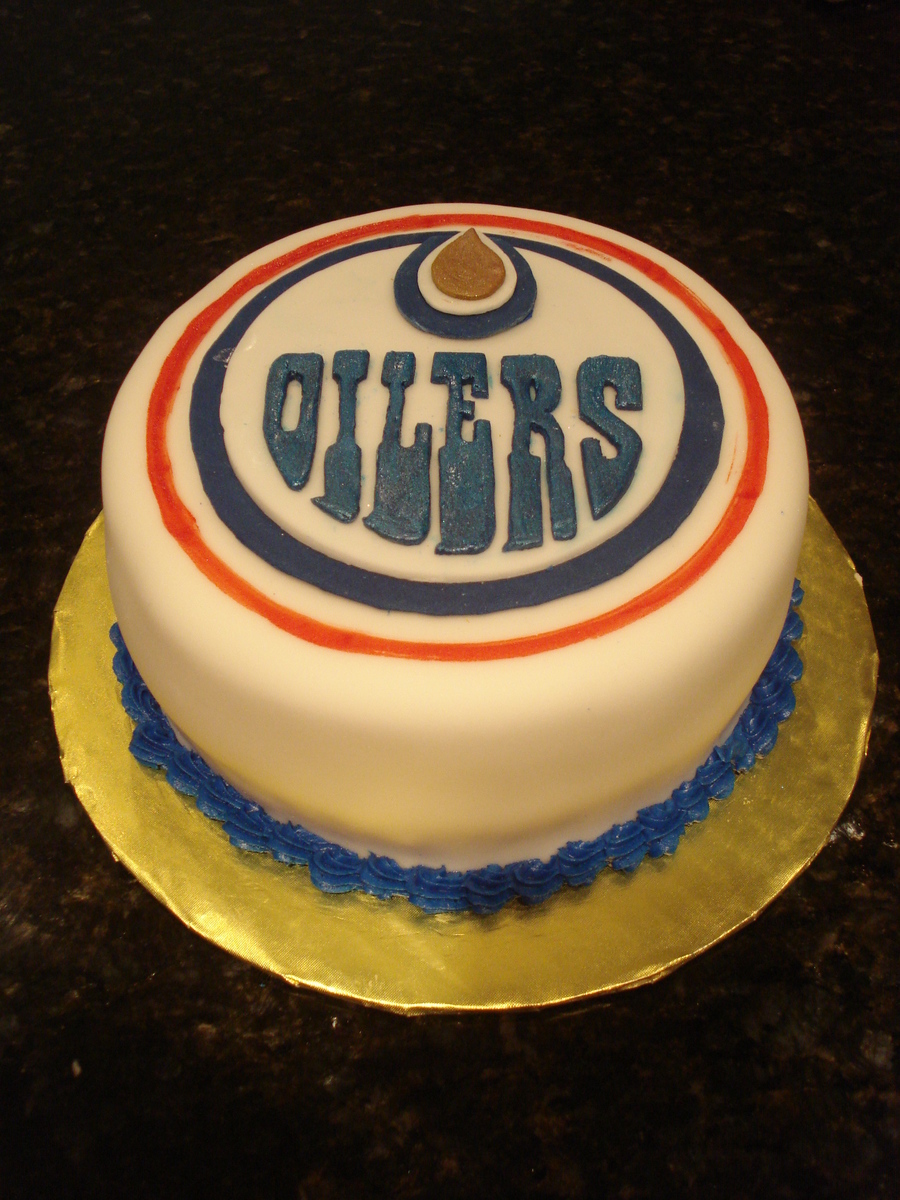 Edmonton Oilers Cake - CakeCentral.com