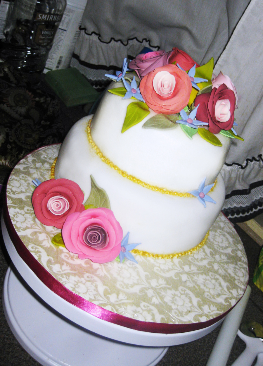 Rose Tea Cake - CakeCentral.com