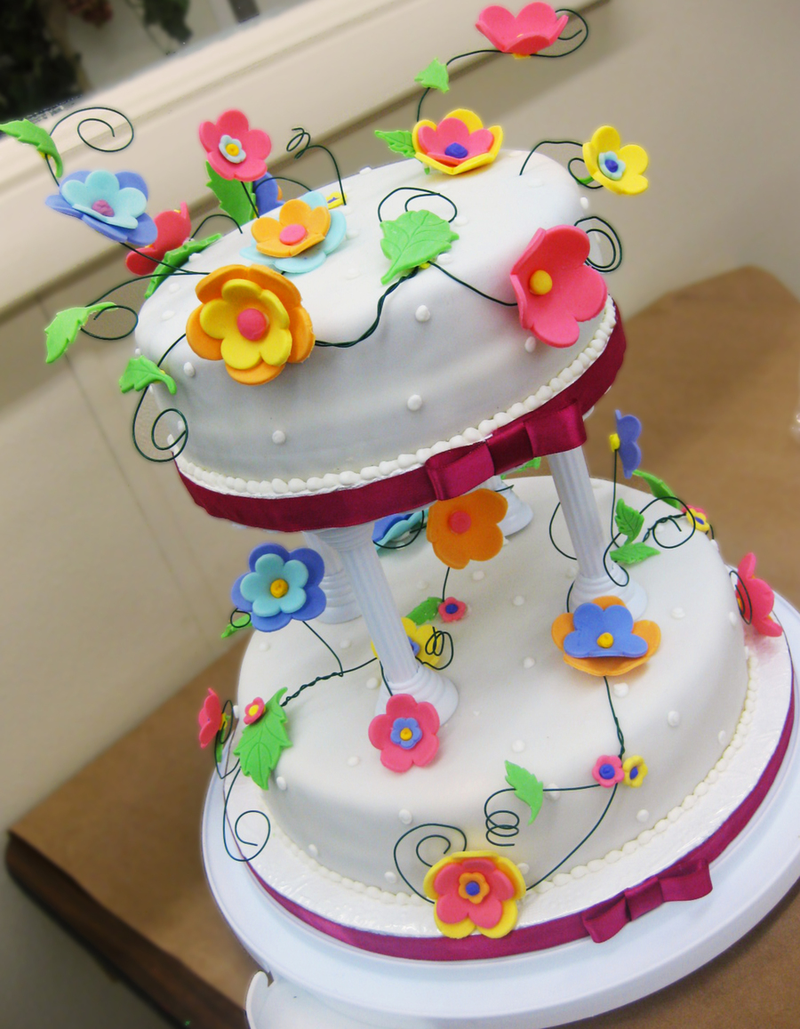 Color_Flowers - CakeCentral.com