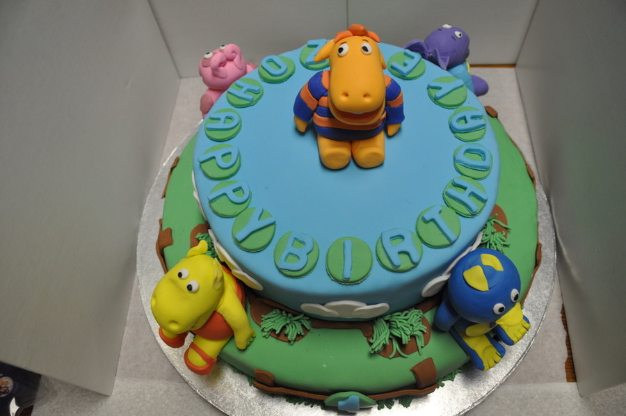 Backyardigan Cake - CakeCentral.com