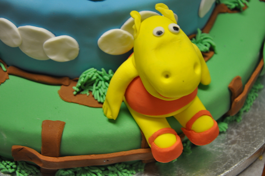 Backyardigan Cake - CakeCentral.com