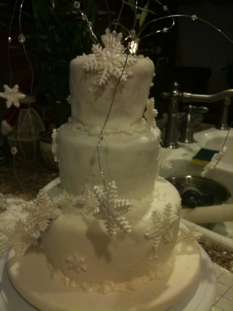 Tier Christmas Cake - CakeCentral.com
