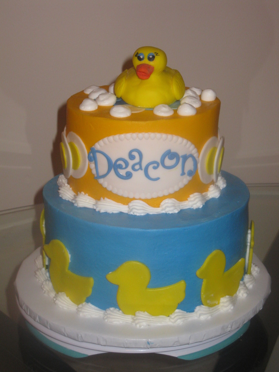 Rubber Ducky 1St Birthday - CakeCentral.com