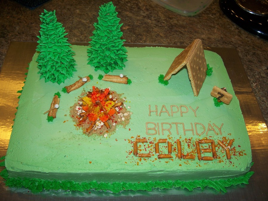 Camping Out - CakeCentral.com