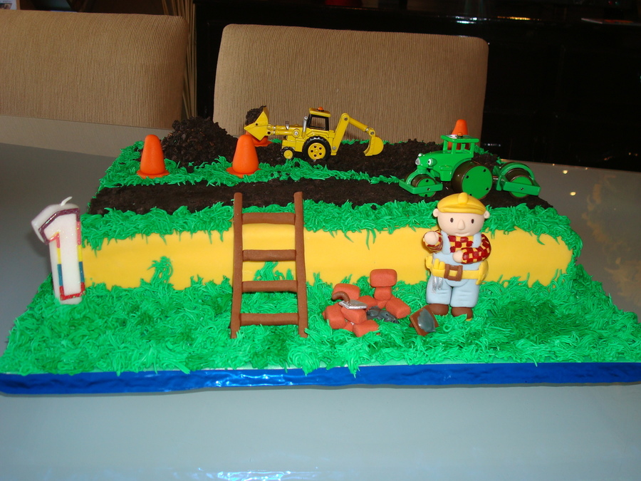 Bob The Builder Birthday Cake - CakeCentral.com