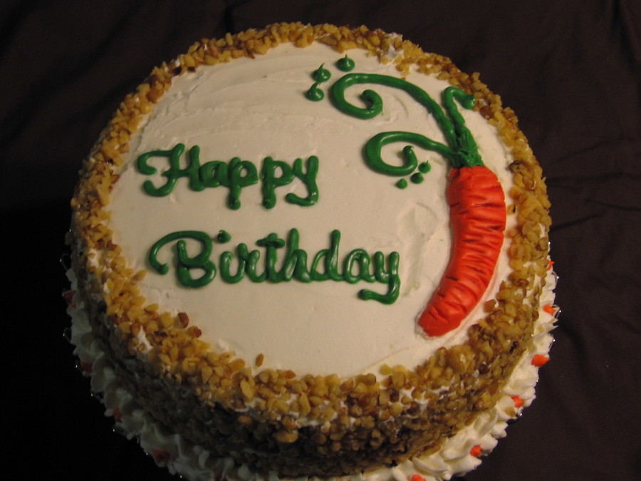 Birthday Carrot Cake - CakeCentral.com