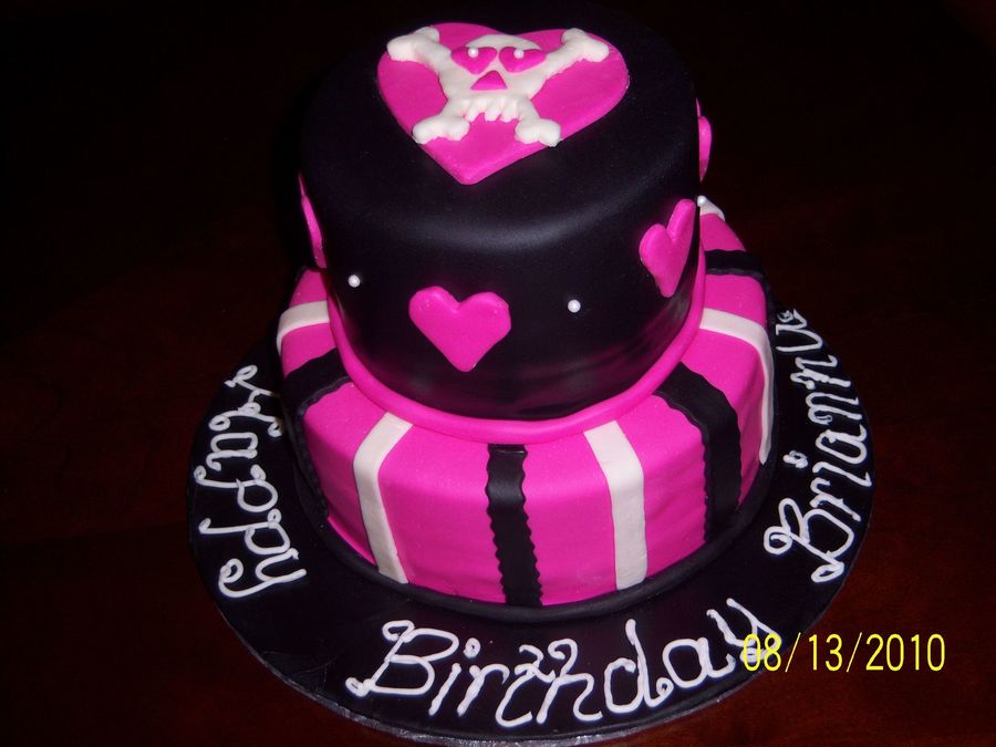 Bad To The Bone Birthday Cake - CakeCentral.com