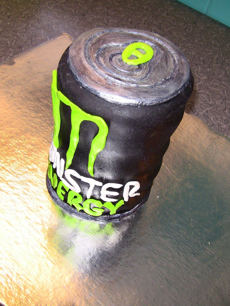 Monster Energy Can Cake - CakeCentral.com