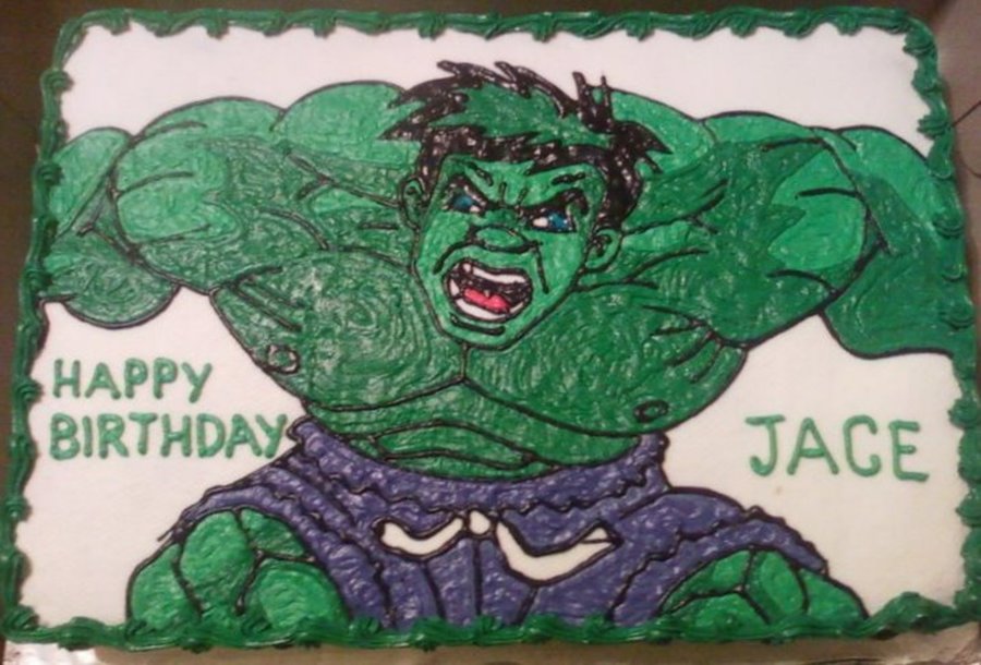 Mini Hulk - CakeCentral.com