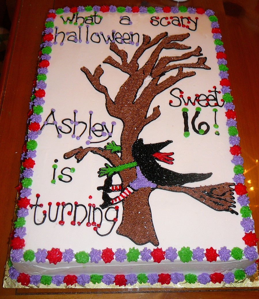 Halloween Sweet 16 - CakeCentral.com