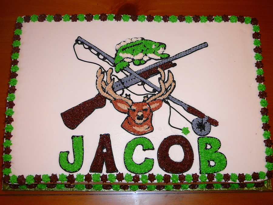 Outdoorsman Cake - CakeCentral.com