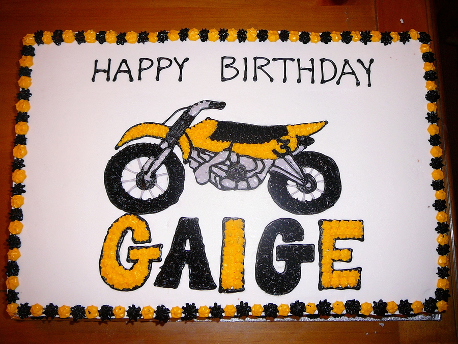 Dirt Bike - CakeCentral.com
