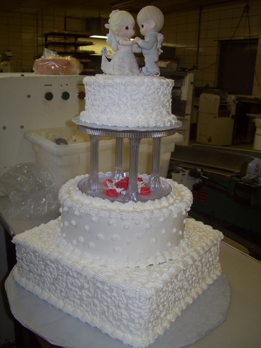 3-Tiered Wedding Cake - CakeCentral.com