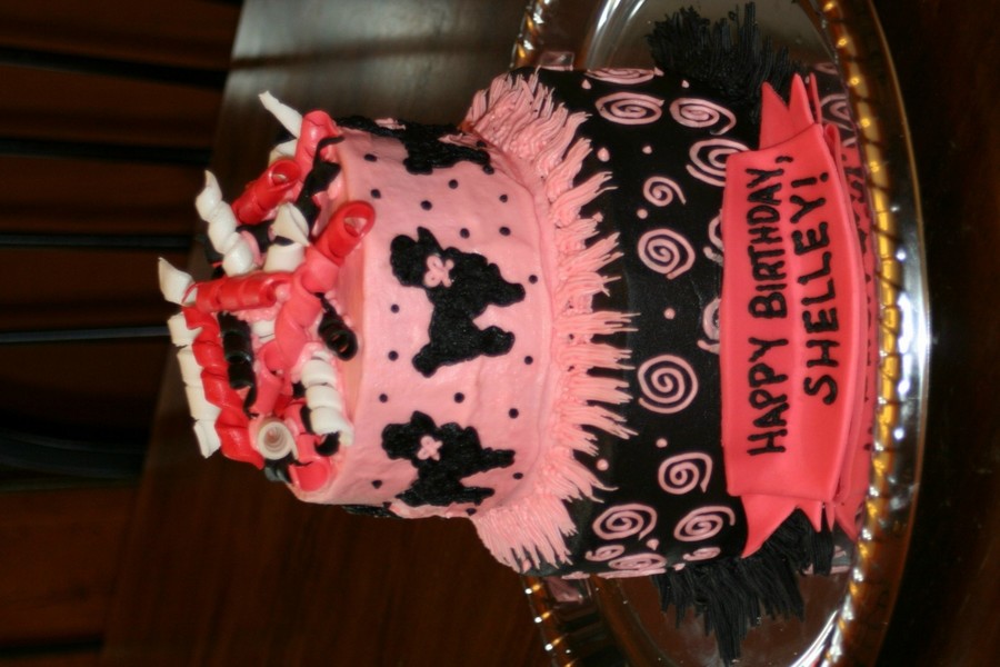 Poodle Cake - CakeCentral.com