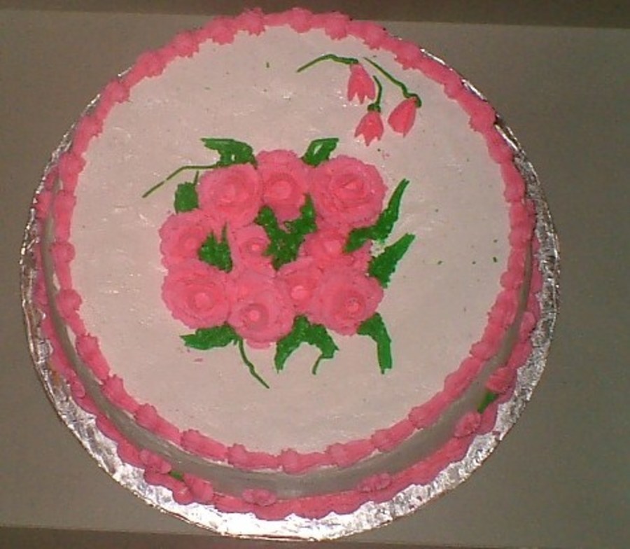 Buttercream Class Cake - CakeCentral.com