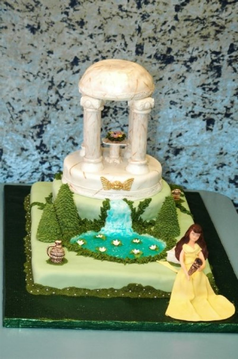 Greek Temple Cake - CakeCentral.com