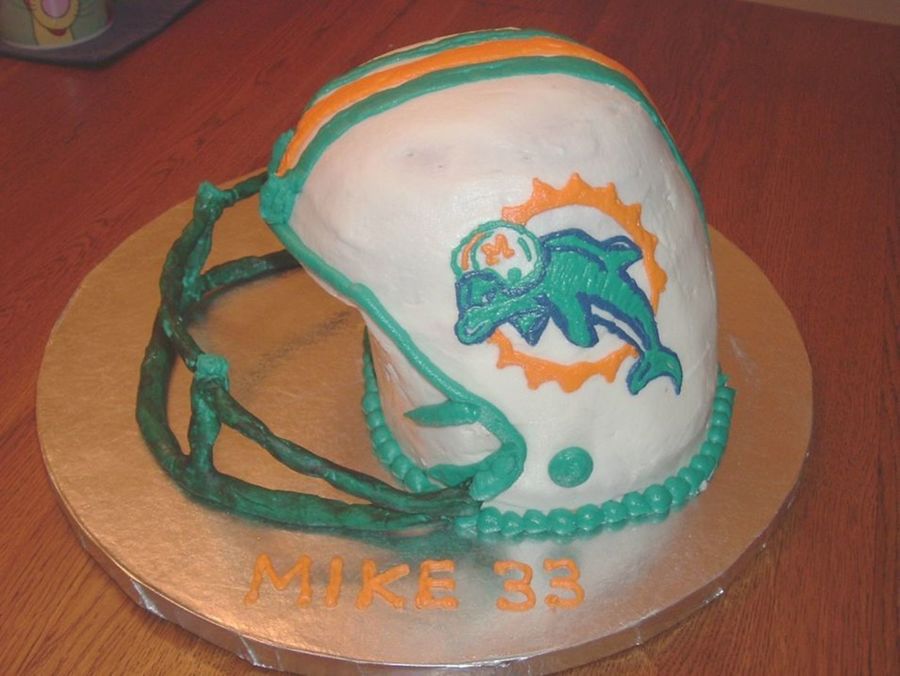 Miami Dolphins Cake - CakeCentral.com