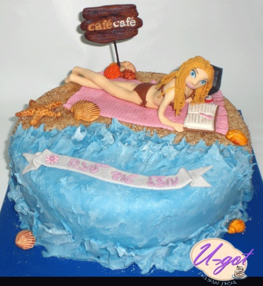 Beach Cake - CakeCentral.com
