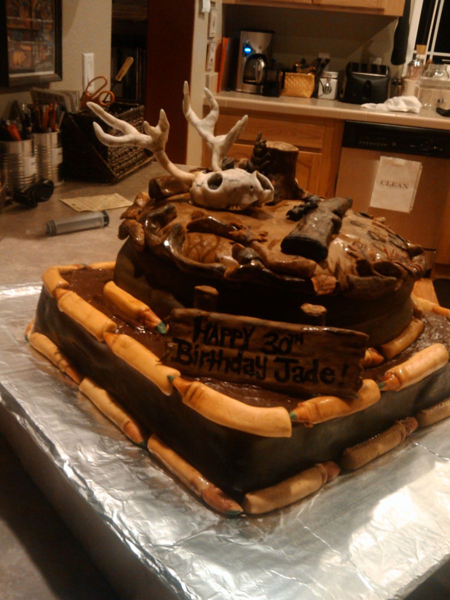 Elk Hunting / Redneck Cake - CakeCentral.com