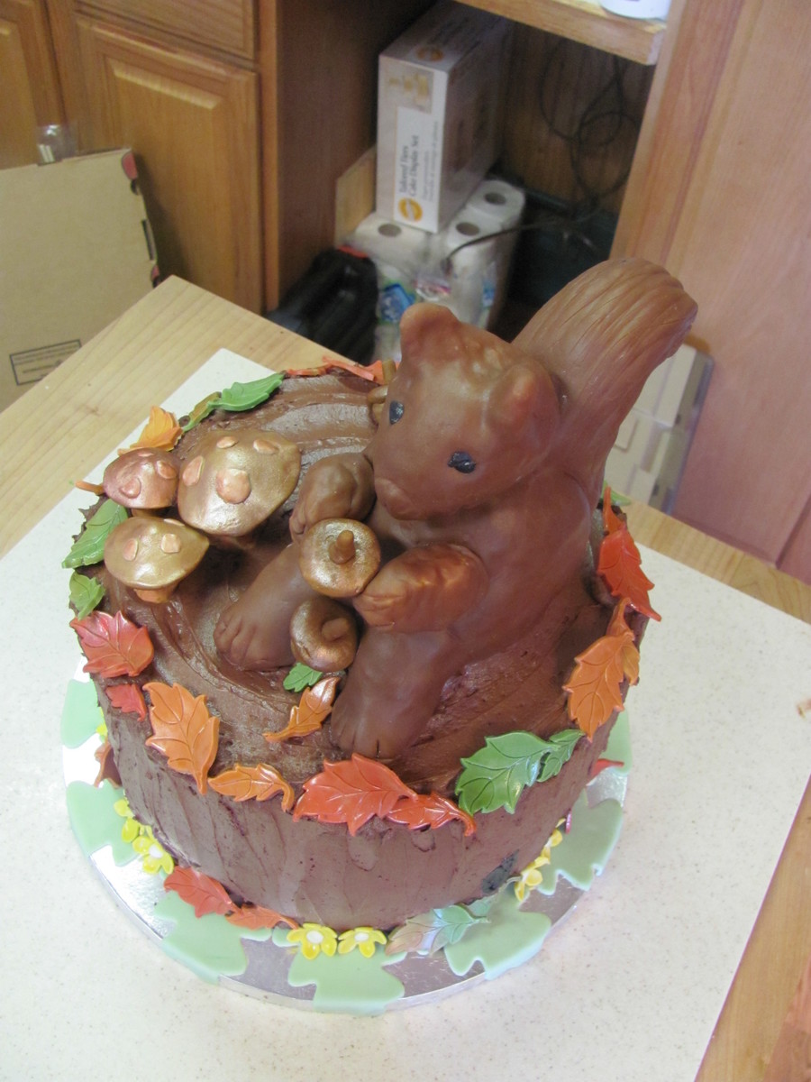 Squirrely Up Close - CakeCentral.com