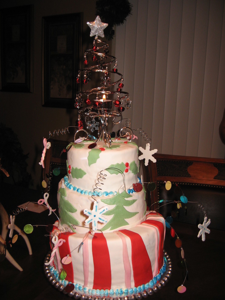 Twisted Christmas - CakeCentral.com
