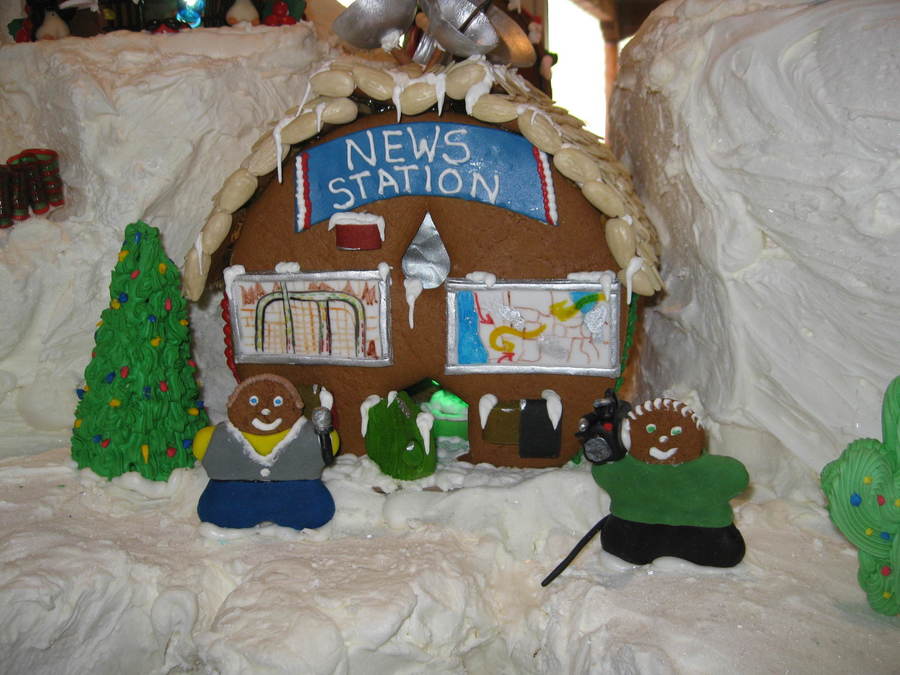 Gingerbread Display At Work - CakeCentral.com