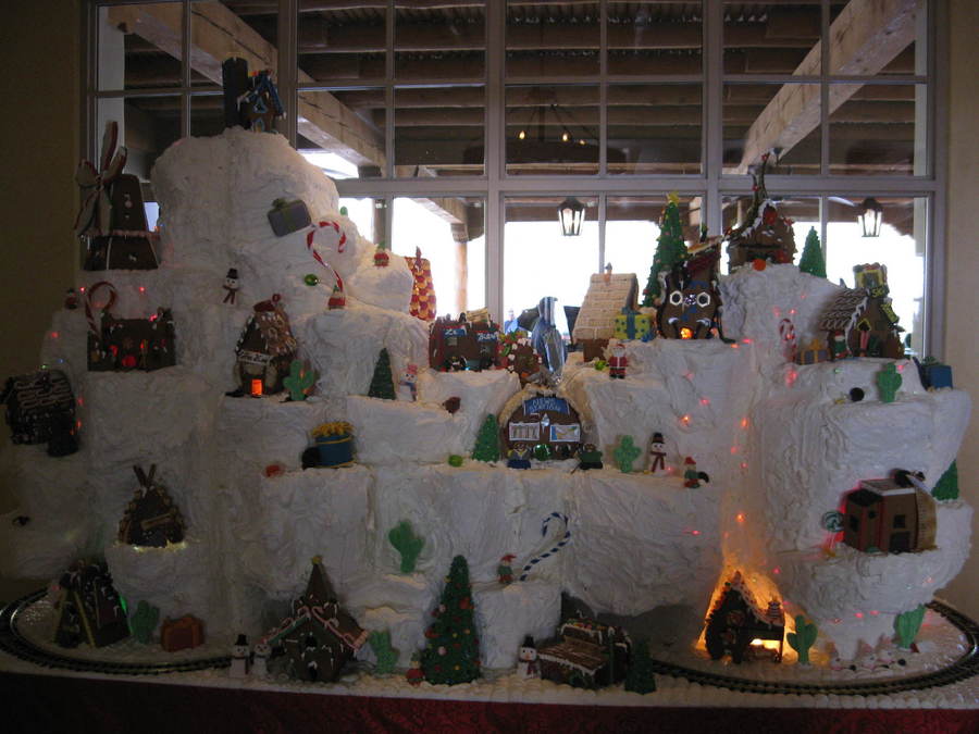 Gingerbread Display At Work - CakeCentral.com