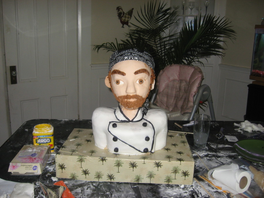 Chef Character Cake - CakeCentral.com