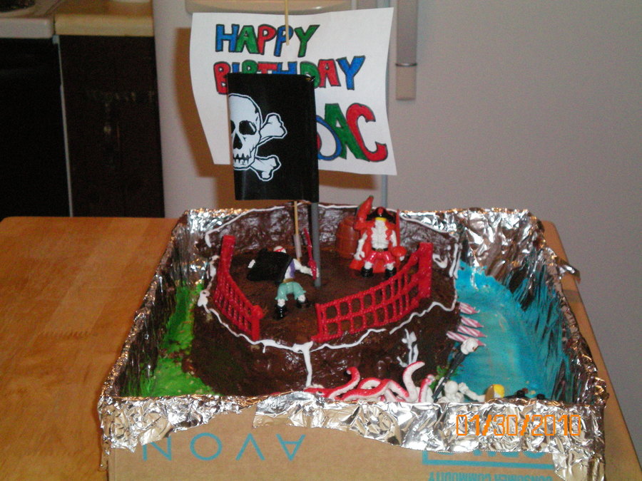 Pirate Ship Cake - CakeCentral.com