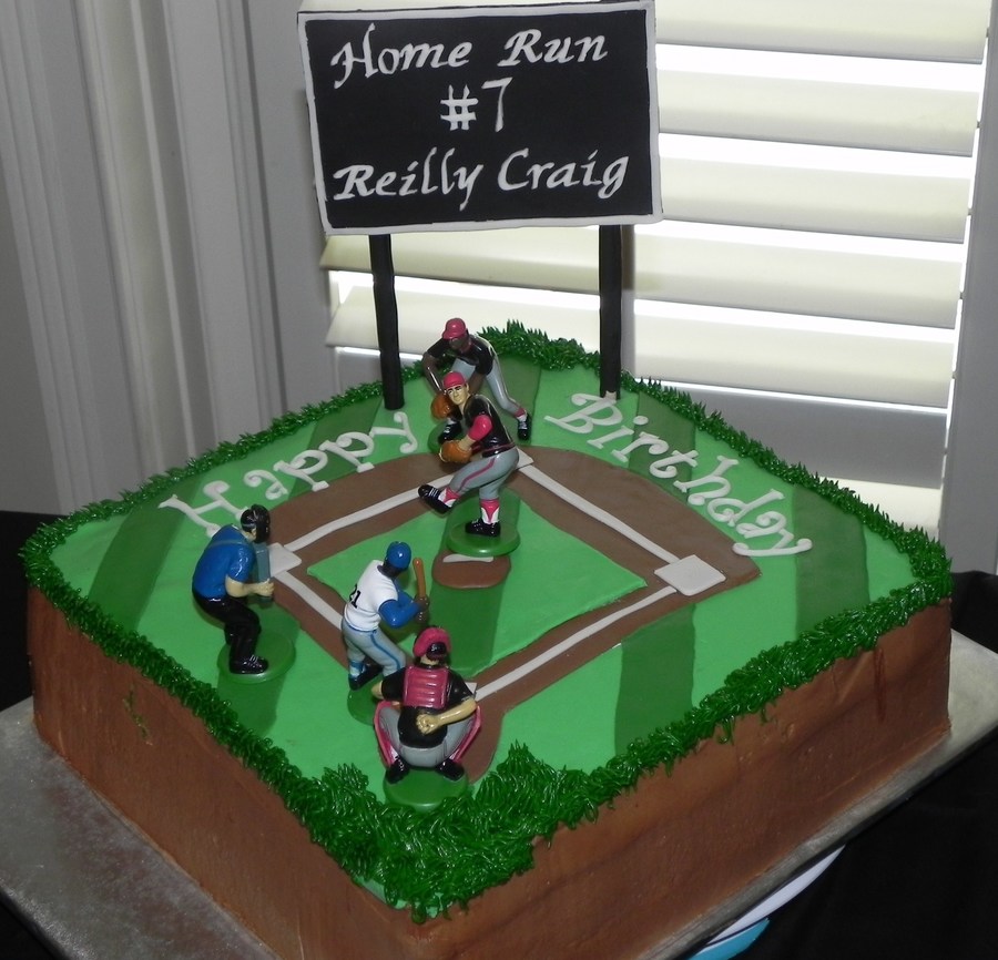 Baseball Field Birthday - CakeCentral.com